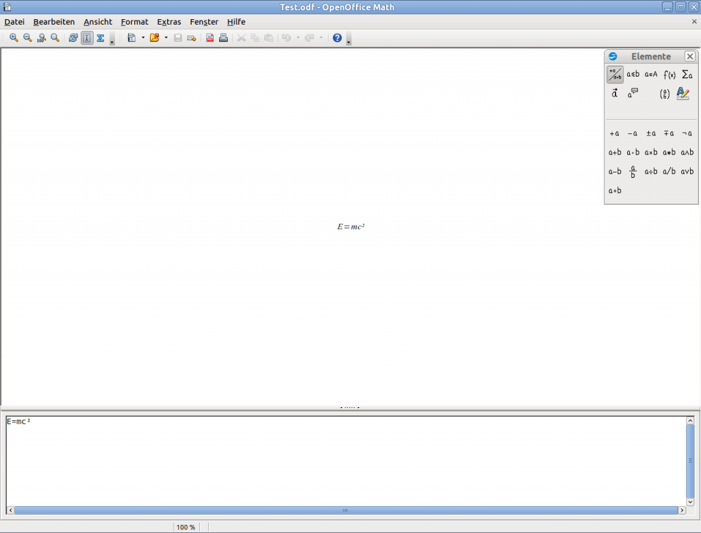 Apache OpenOffice Math 4.1 – Marco PETER