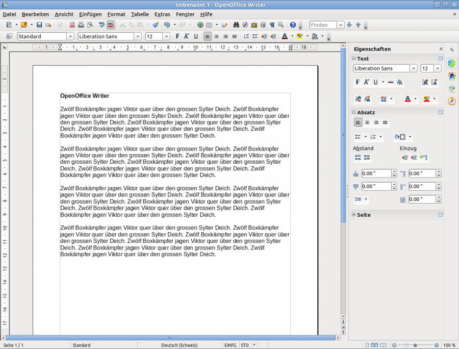 Apache OpenOffice Writer 4.1 – Marco PETER